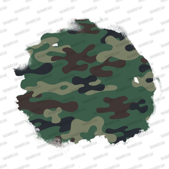 Camouflage Background Png Splash Blank Sublimation Camo | Etsy