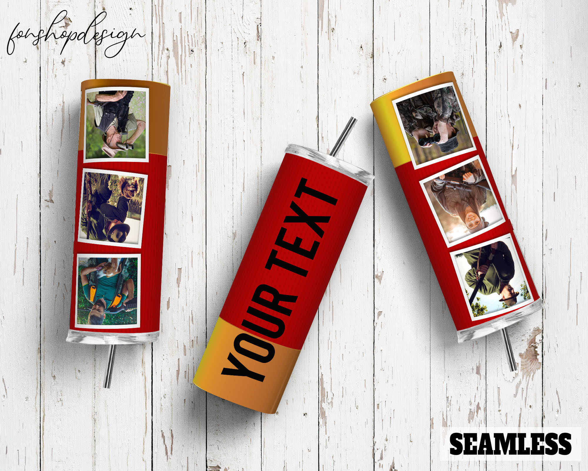 Shotgun Shell Tumbler Picture Photo Frame 20 Oz Tumbler - Etsy