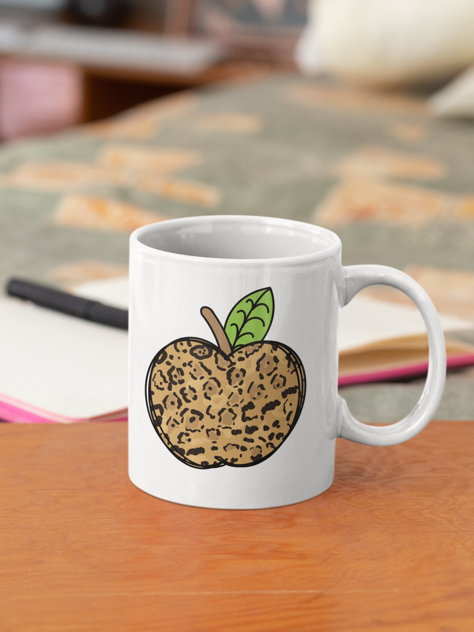 Apple Sublimation Png Digital Download Leopard Png File | Etsy