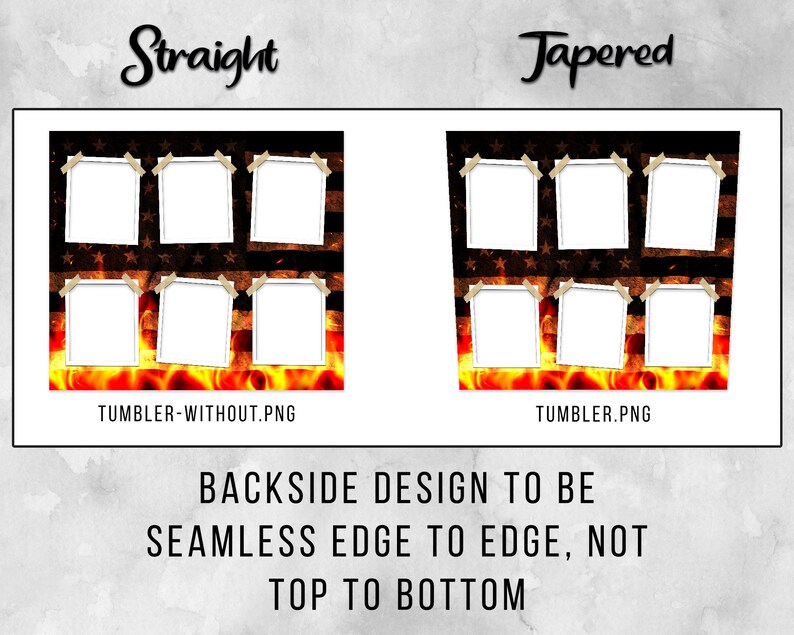 Firefighter Fireman Photo Frame 20oz Skinny Tapered & Straight - Etsy