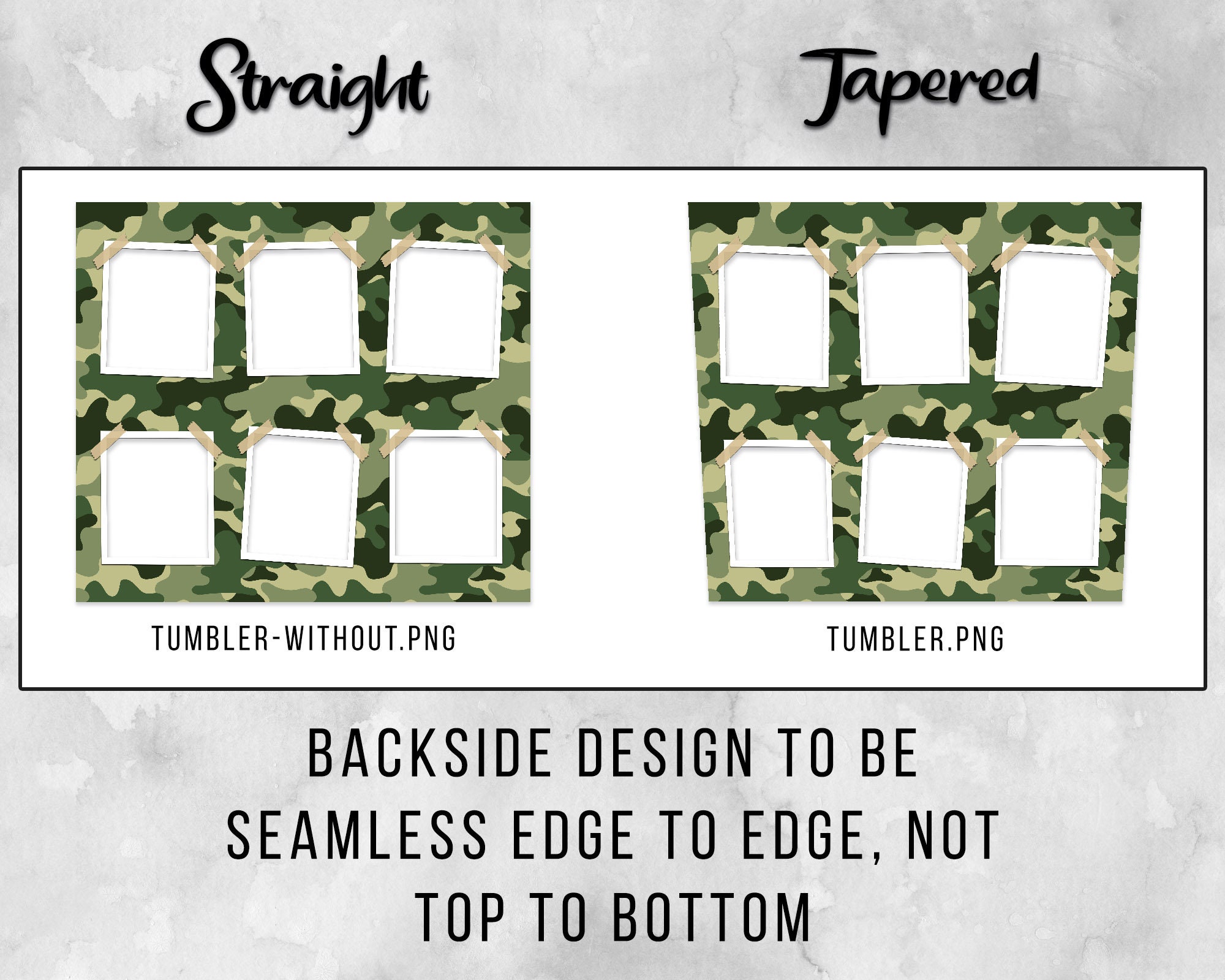 Soldier Military Camouflage Combo Photo Frame 20oz Skinny - Etsy