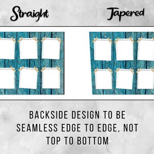 Wood Crackle Photo Frame 20oz Skinny Tapered Straight Tumbler - Etsy