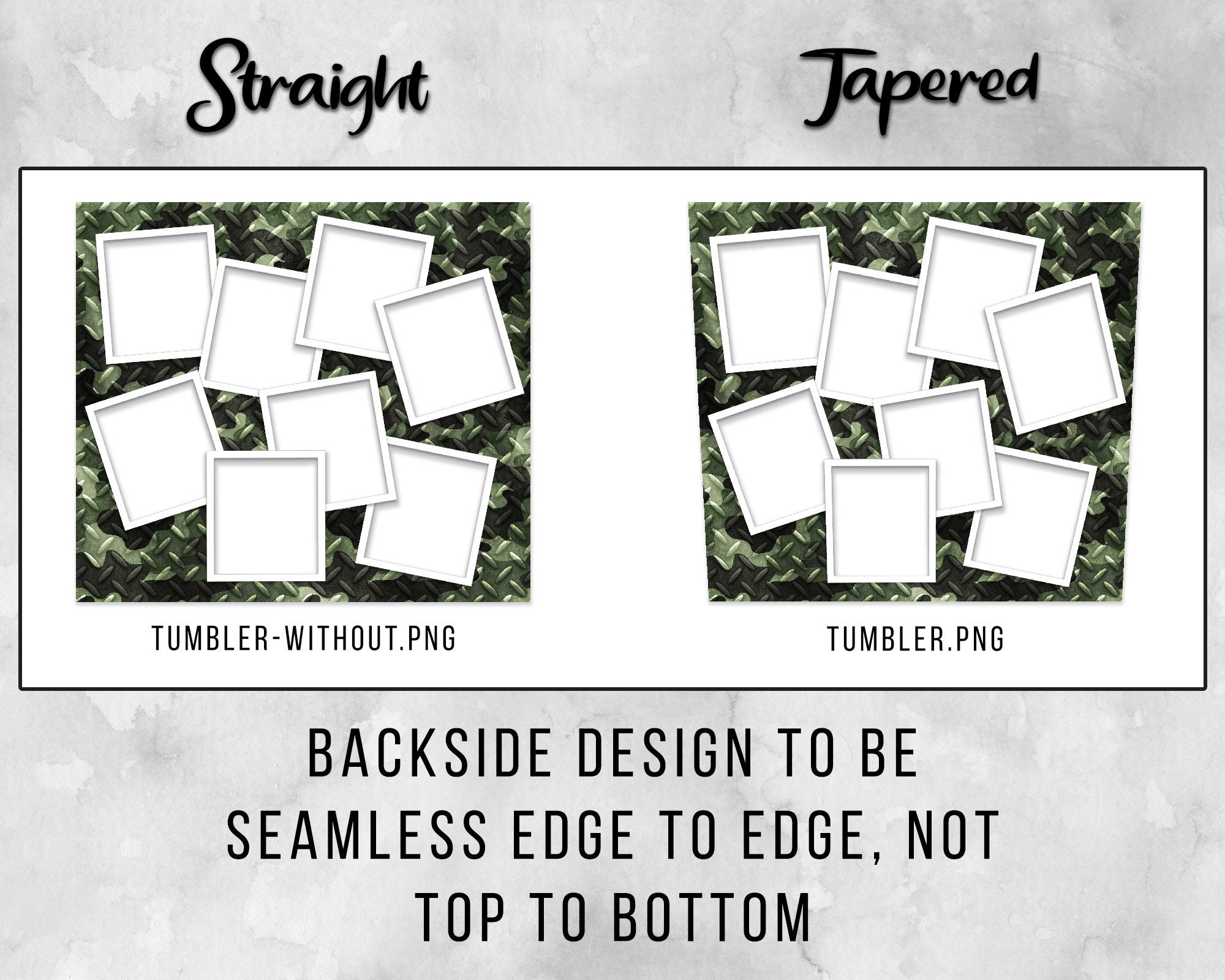 Metal Military Camouflage Picture Photo Frame Tumbler 20 Oz - Etsy