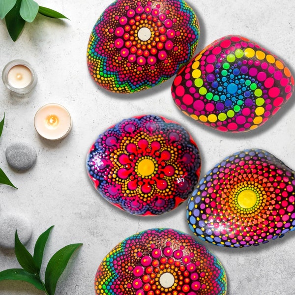 Painted River Rocks - Etsy