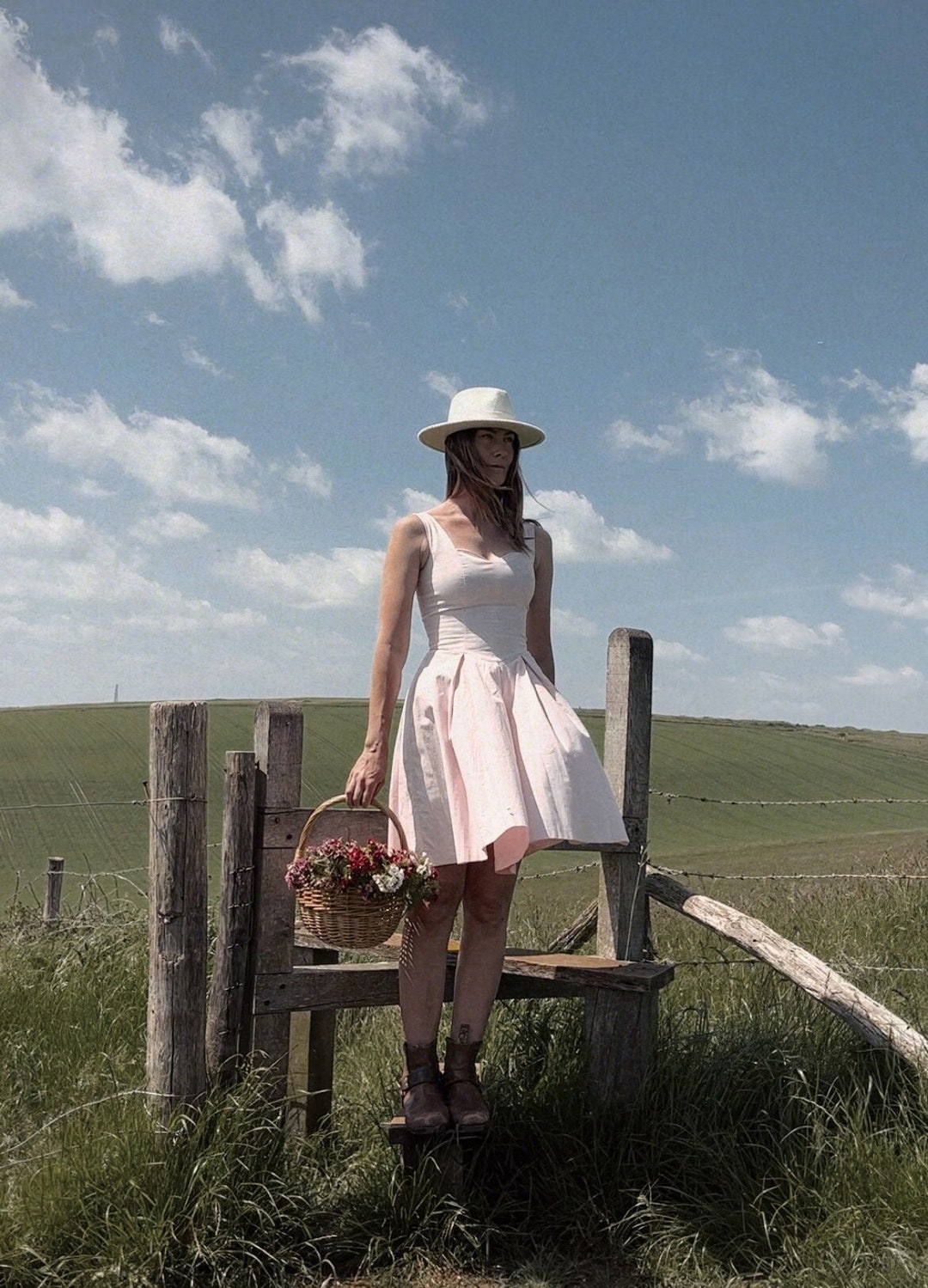 Vintage Laura Ashley 1980s Pink Sweetheart Cotton Mini Summer Dress ...