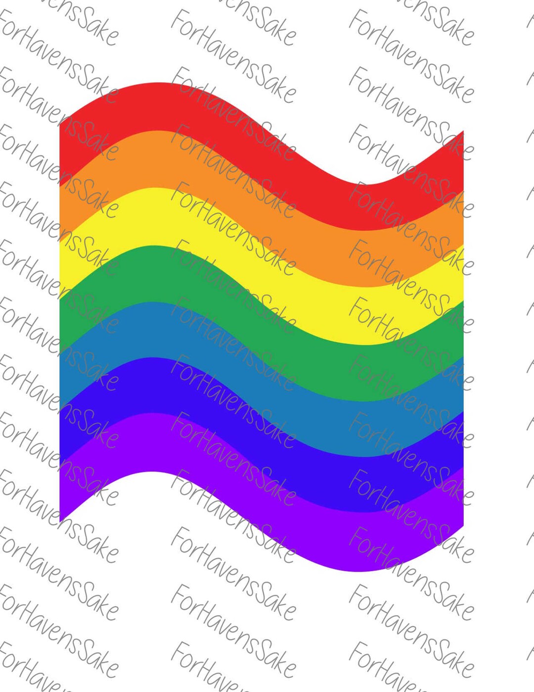 Digital | Rainbow 7 Color SVG PNG JPG Digital | Read Description! - Etsy