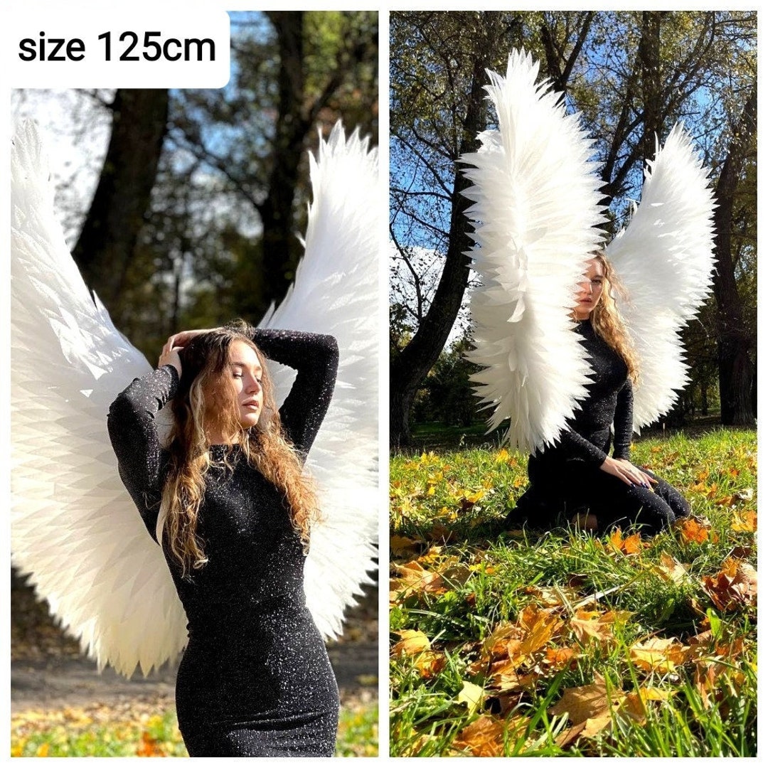 Big White Angel Wings, Angel Costume for Christmas - Etsy