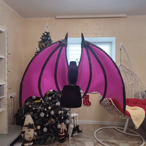 Purple Bat Wings Costume, Wings Cosplay Costume, Vampire Costume, Demon ...