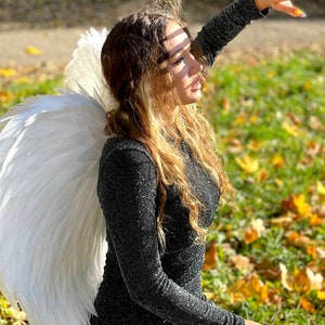 Fluffy White Angel Wings/angel Cosplay Costume/angel Costume for Party ...