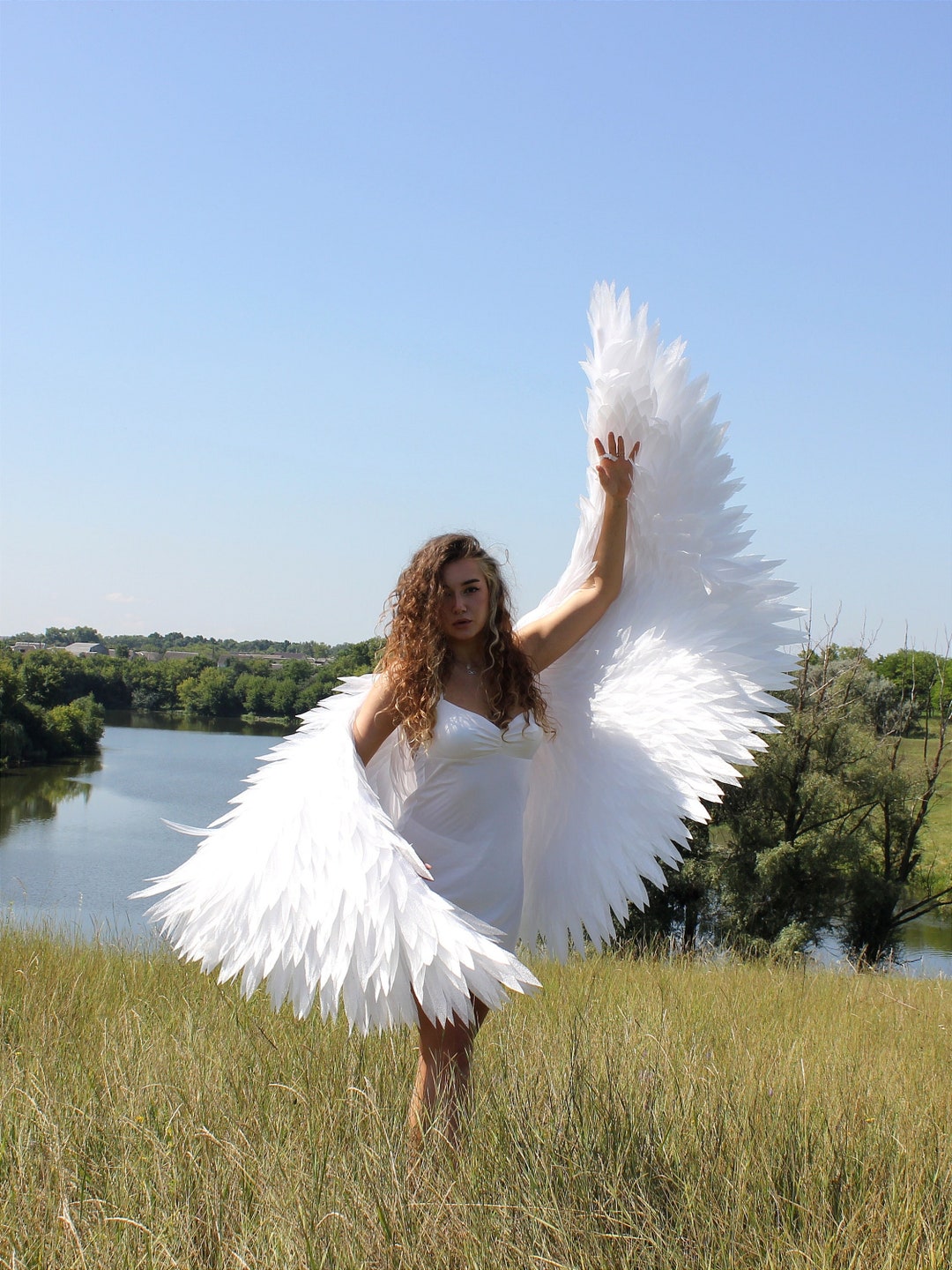 Moveable Angel Wings,bolette Show Wings,big White Dance Show Wings ...