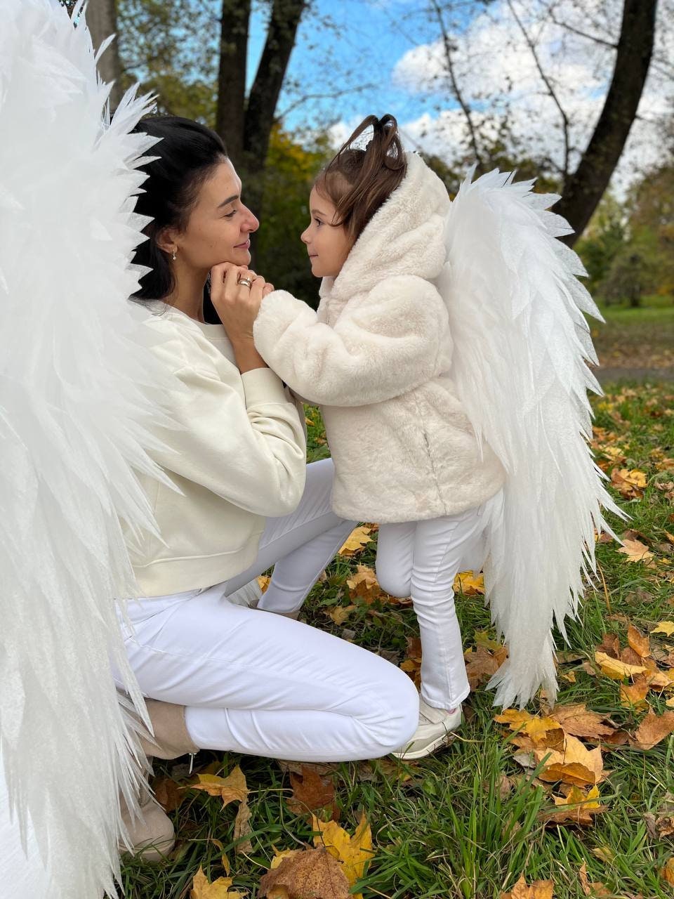 Big White Angel Wings for Family Photo Shoot Cosplay Wings - Etsy