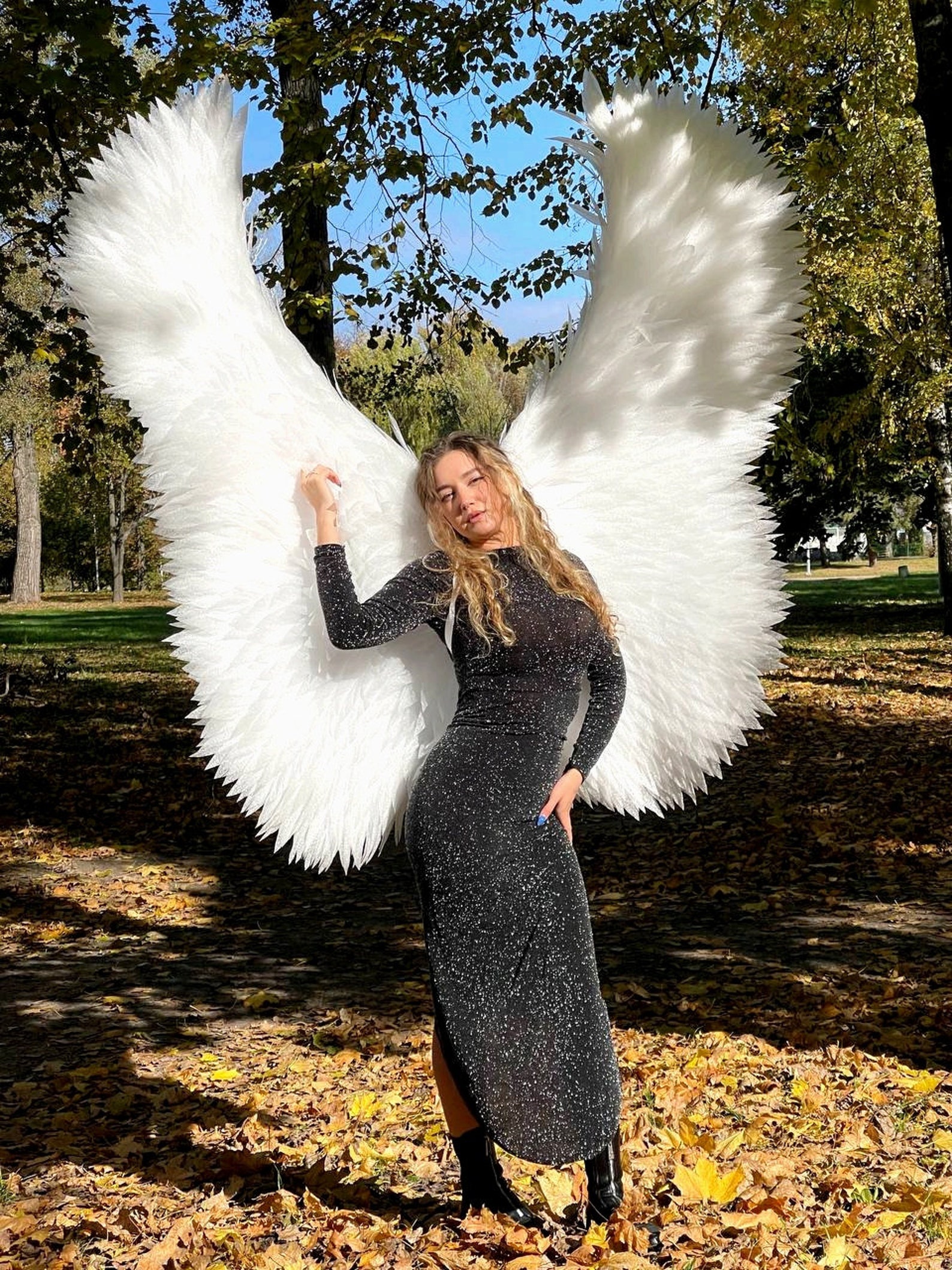 Big White Angel Wings/raised Butterfly Wings/angel Costume for - Etsy
