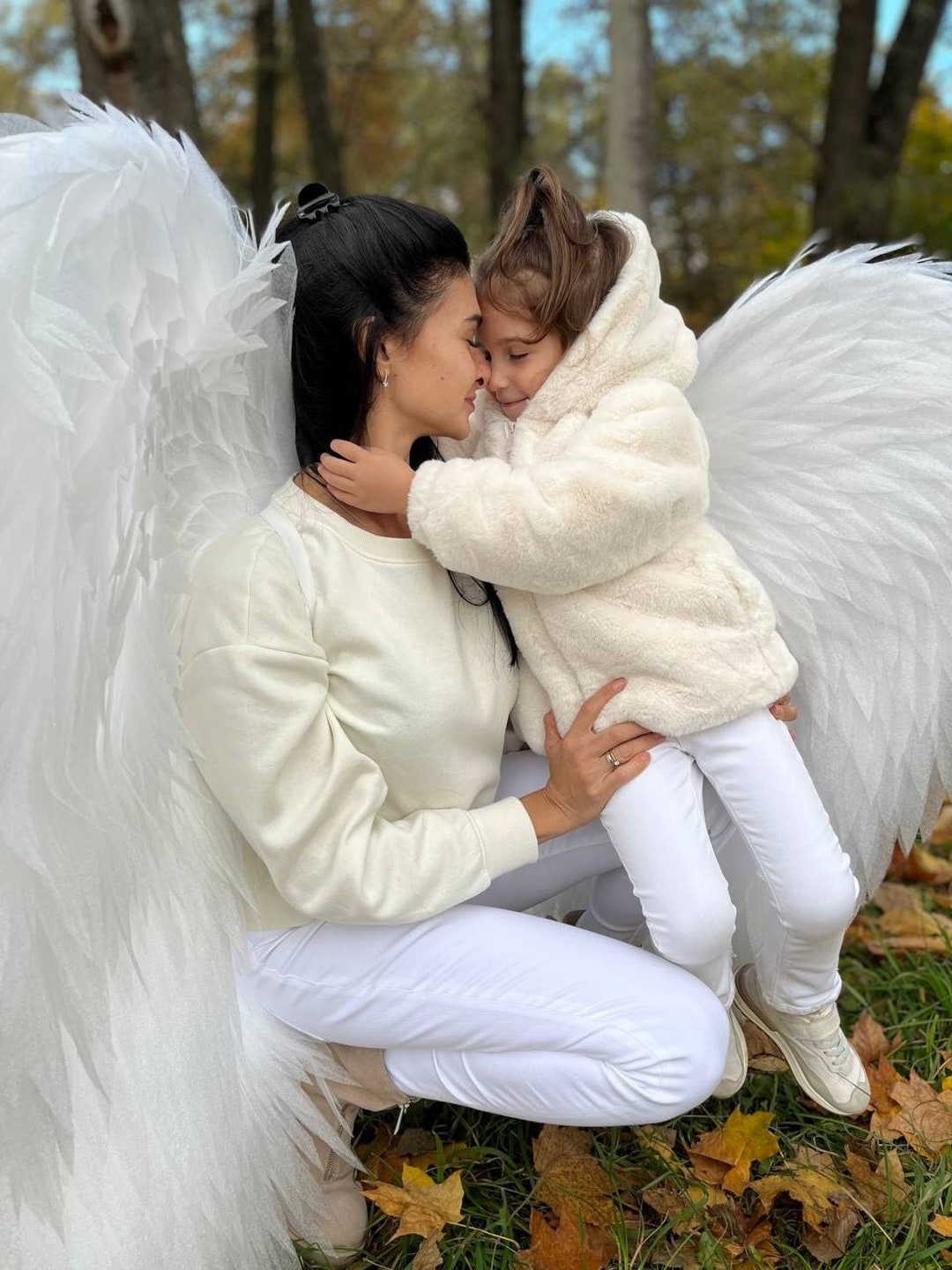 Big White Angel Wings for Family Photo Shoot, Cosplay Wings, Angel ...