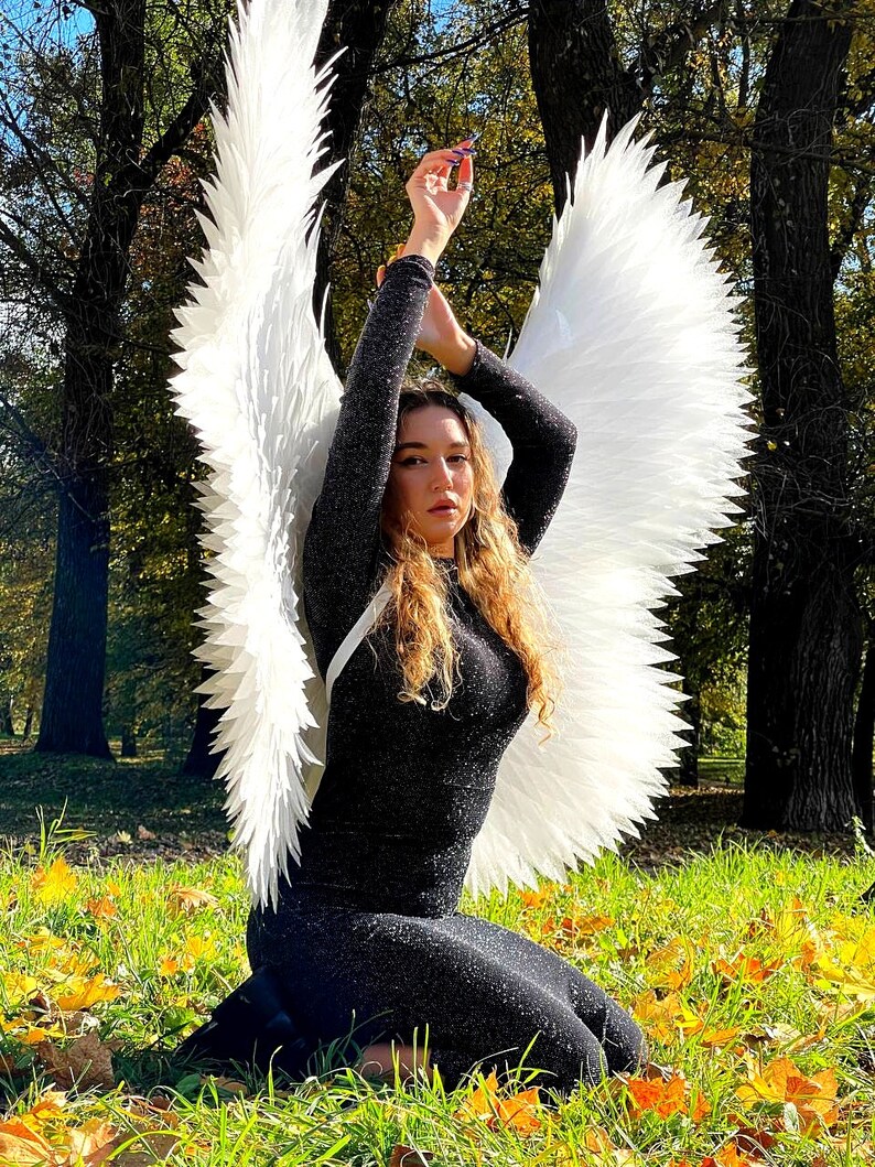 Big White Angel Wings Angel Costume for Christmas - Etsy