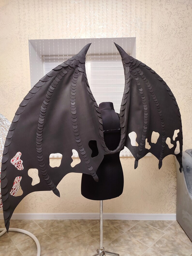 Bat Wings Costume Cosplay Wings Costume Vampire Costume Etsy