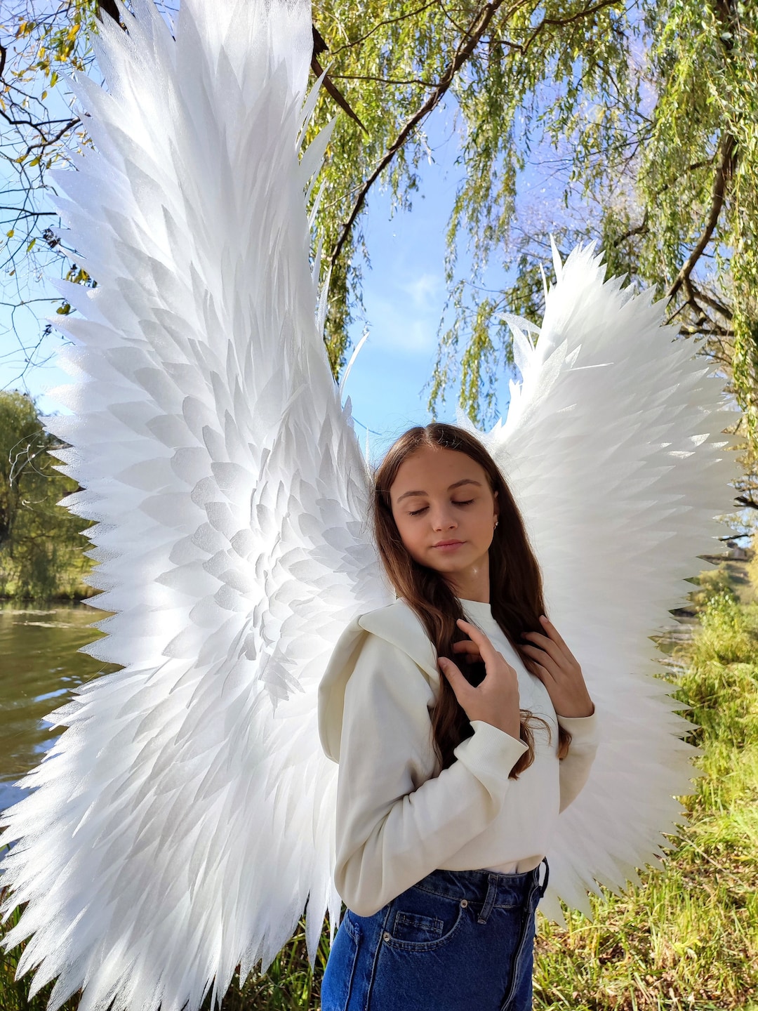 Big White Angel Wings,big Angel Costume for Adults,fairy Wings for Adult,angel Wings for ...