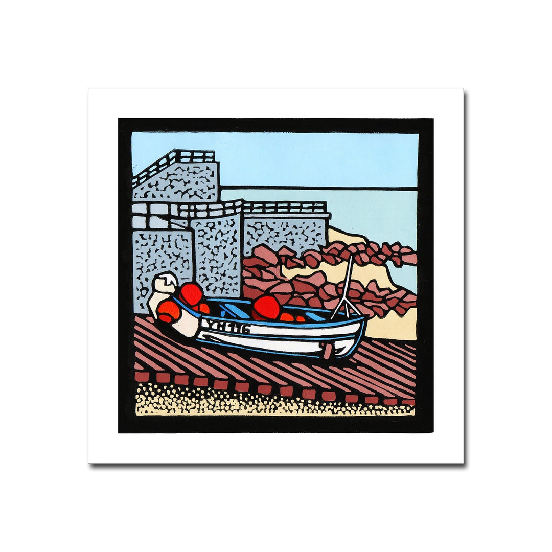 Rowing Boat Greeting Card - Etsy UK