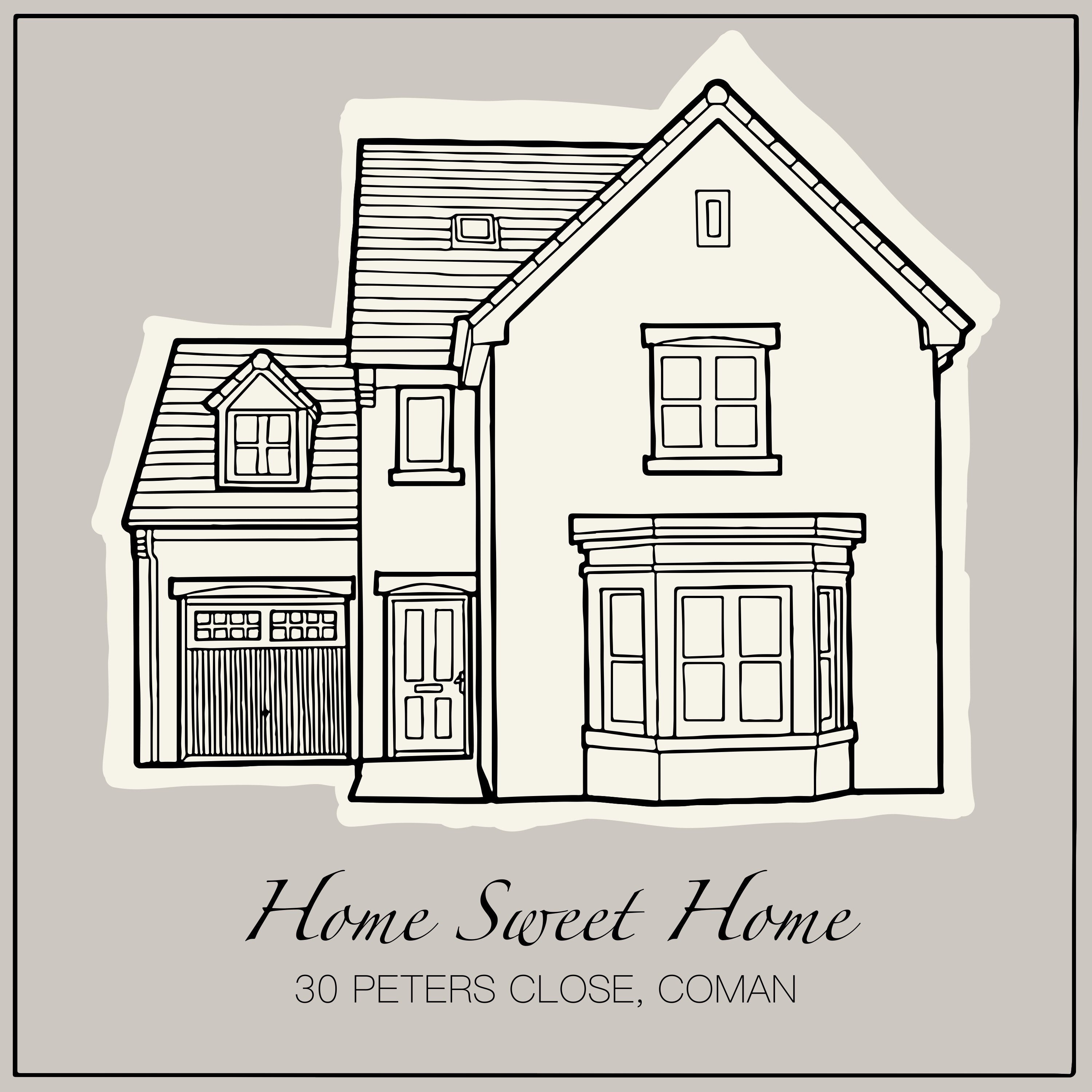 HOUSE DRAWING CUSTOM / Home / Building Illustration Single - Etsy