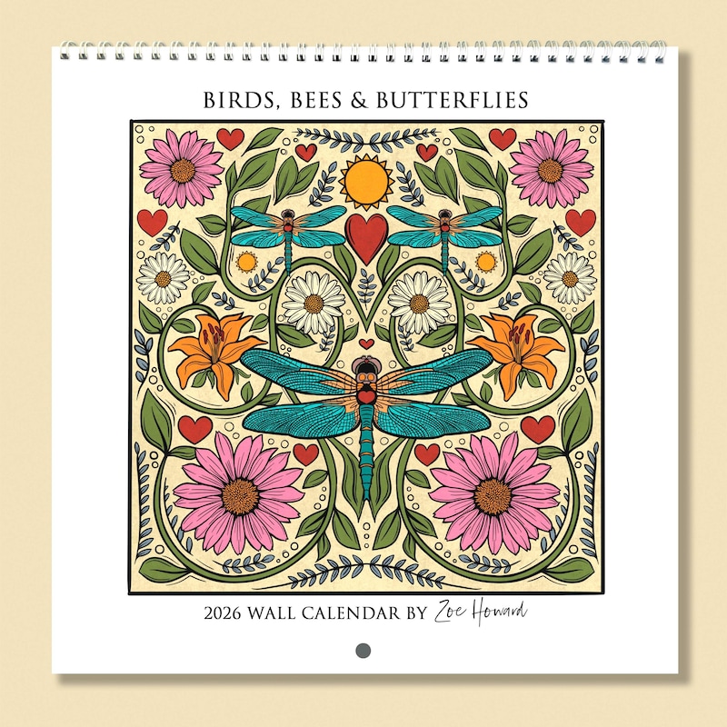 Art of Birds Calendar - Etsy UK