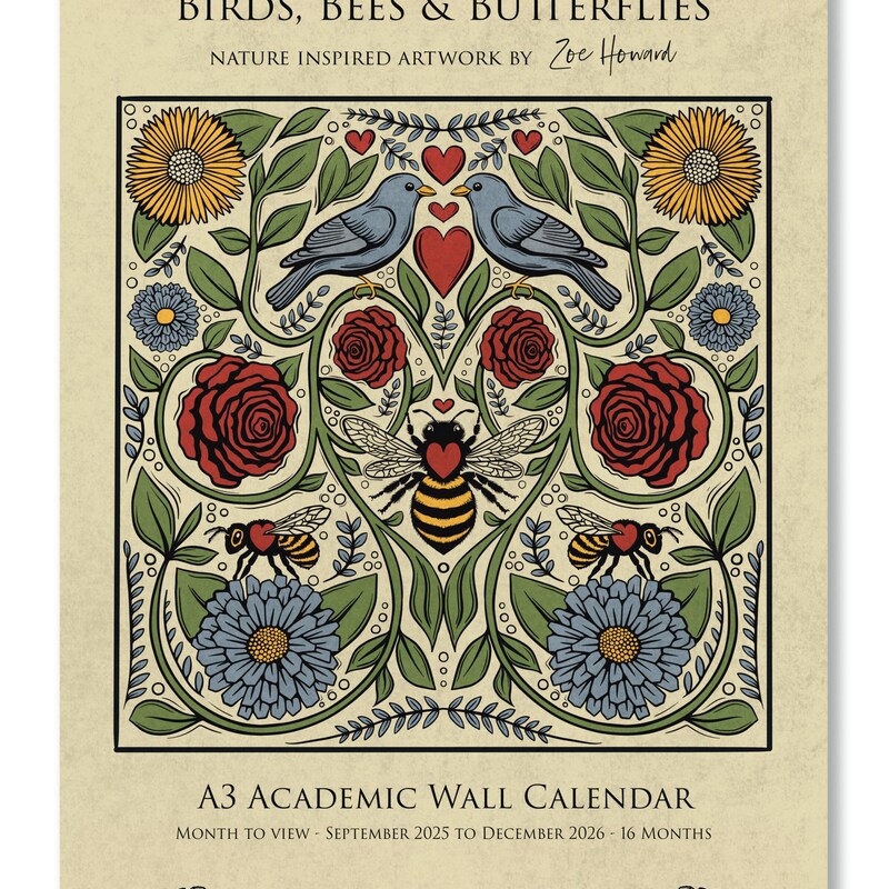 Black Academic Calendar 2026 - Etsy UK