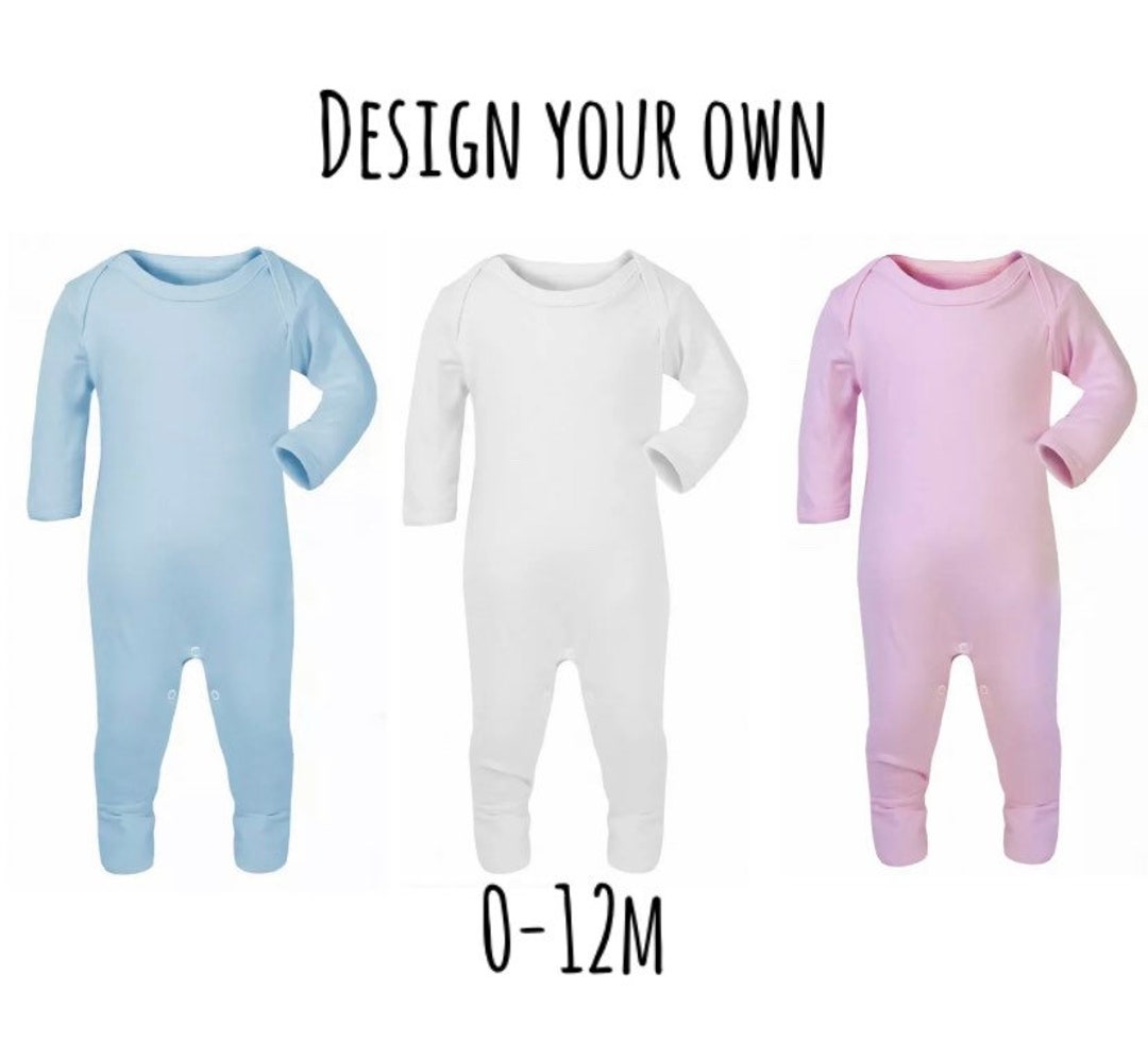 Personalised or Custom Design Your Own Baby Grow Romper - Etsy