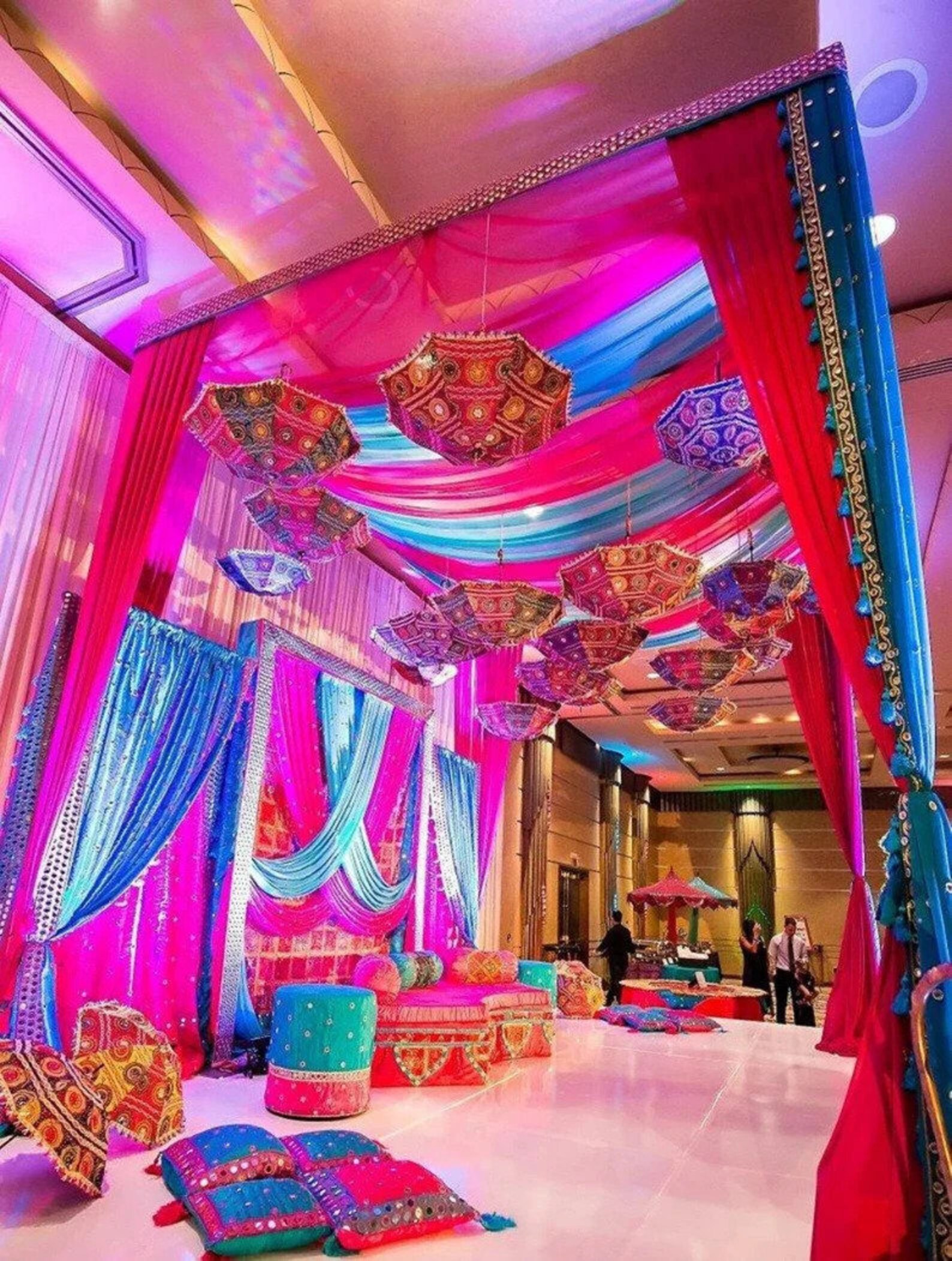 50 Pack Mix Lot Indian Wedding Umbrella Handmade Umbrella Decorations ...