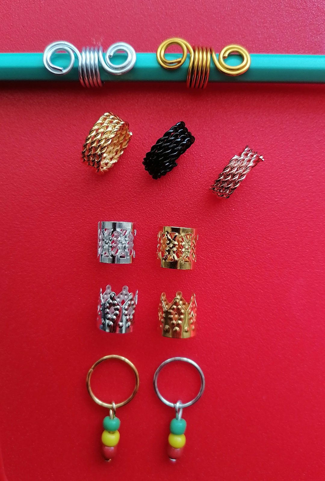 Reggae Dreadlock Beads - Etsy