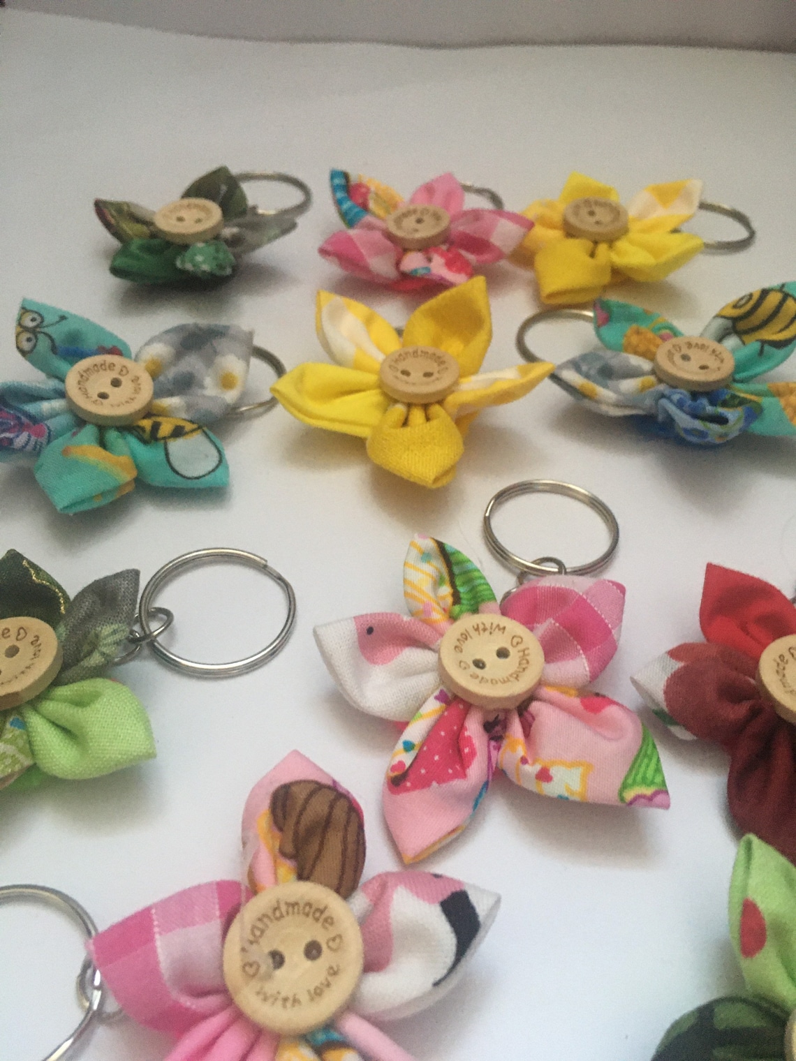Flower Key Ring - Etsy