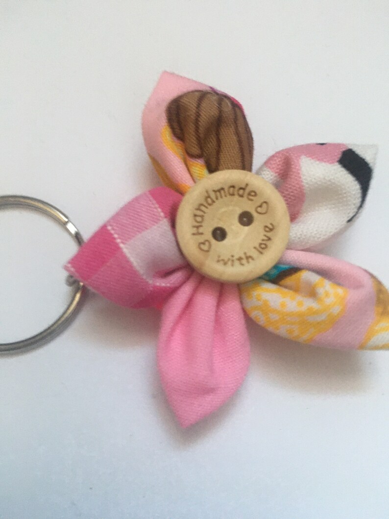 Flower Key Ring - Etsy