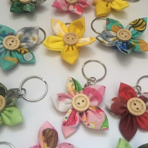 Flower Key Ring - Etsy