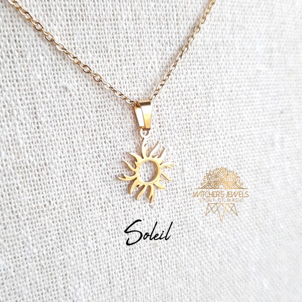 Sun Pendant - Etsy