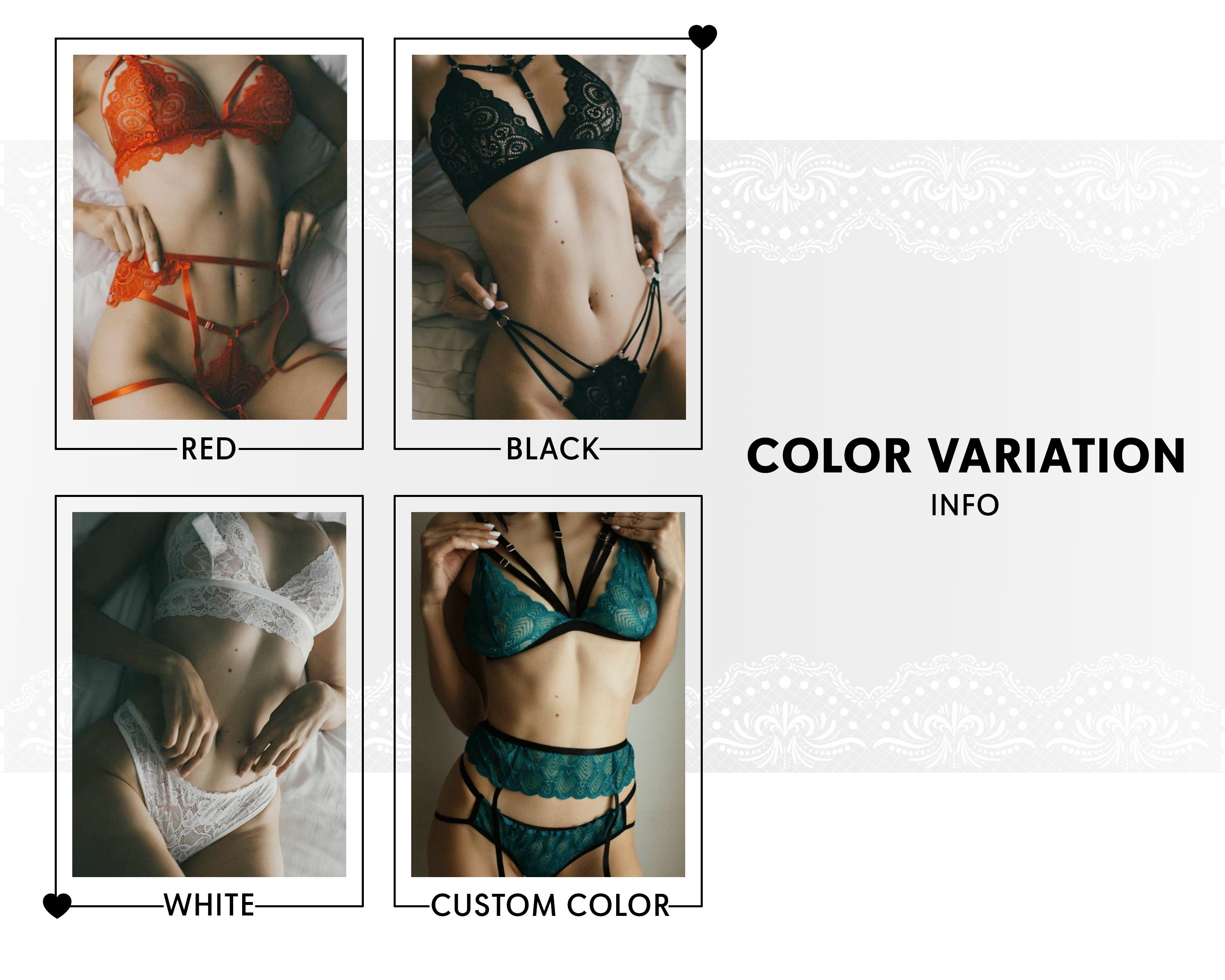 Lingerie Erotic Lingerie Black Lace Lingerie Set See Through Lingerie