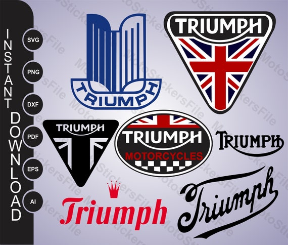 TRIUMPH SVG/PNG Digital Design Logo Motorcycle Triumph Cutting - Etsy