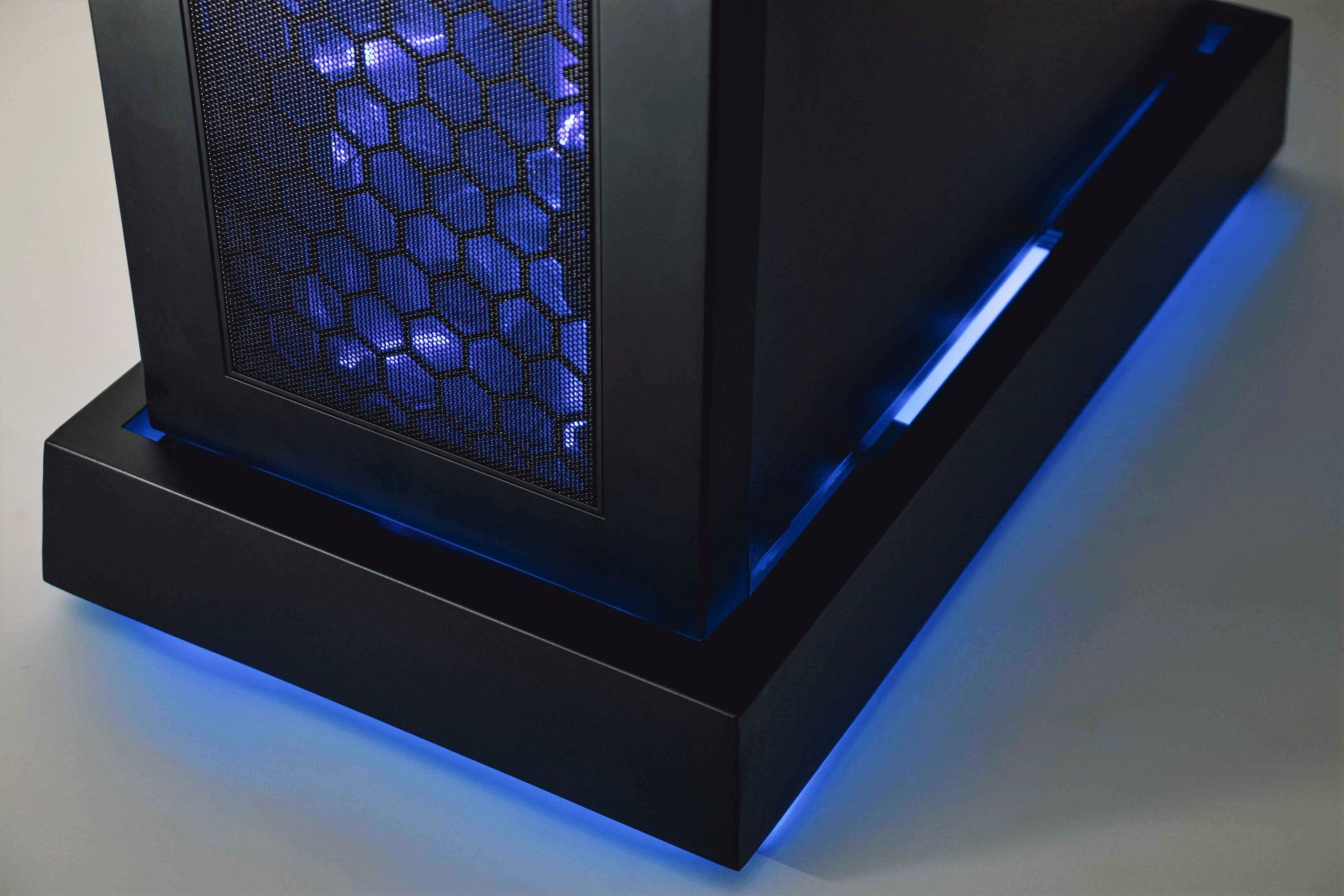 PC Stand With RGB Led Computer Case Cart With Wheels - Etsy