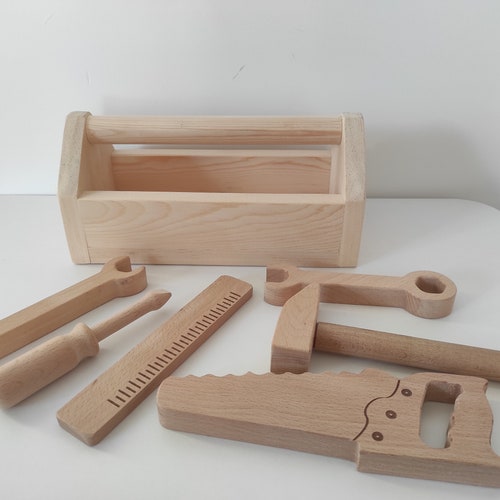 Wooden Tools Toy Set - Etsy