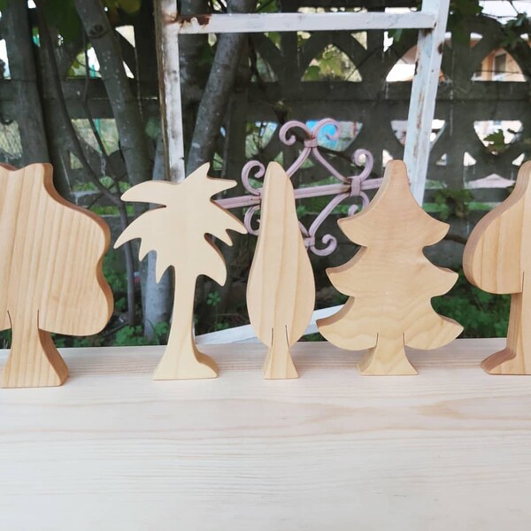 Wooden Tree Toy - Etsy