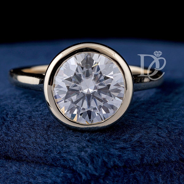 Bezel Solitaire - Etsy