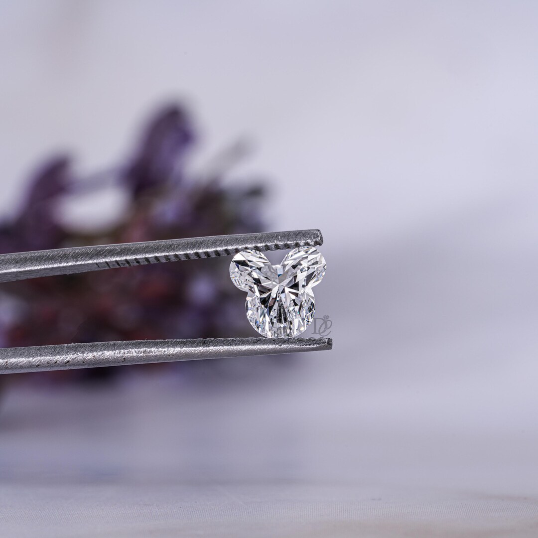 IGI Certified Mickey Mouse Brilliant Cut Lab Grown Diamond for Pendant ...