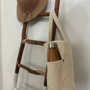 Lets Learn Today Smiley Face Embroidered Washed Canvas Tote Bag With ...