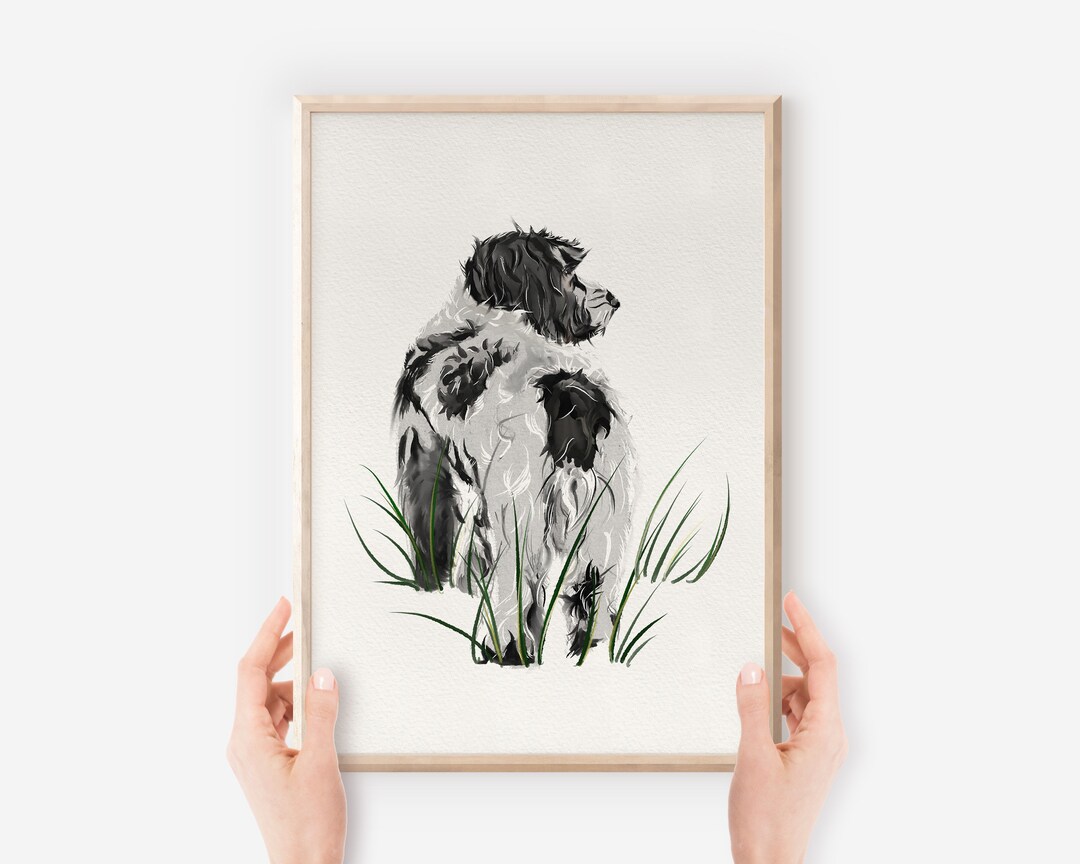 Cockapoo Drawing| Dog Lover Gift| Printable Pet Art | | Wall Art Decor ...