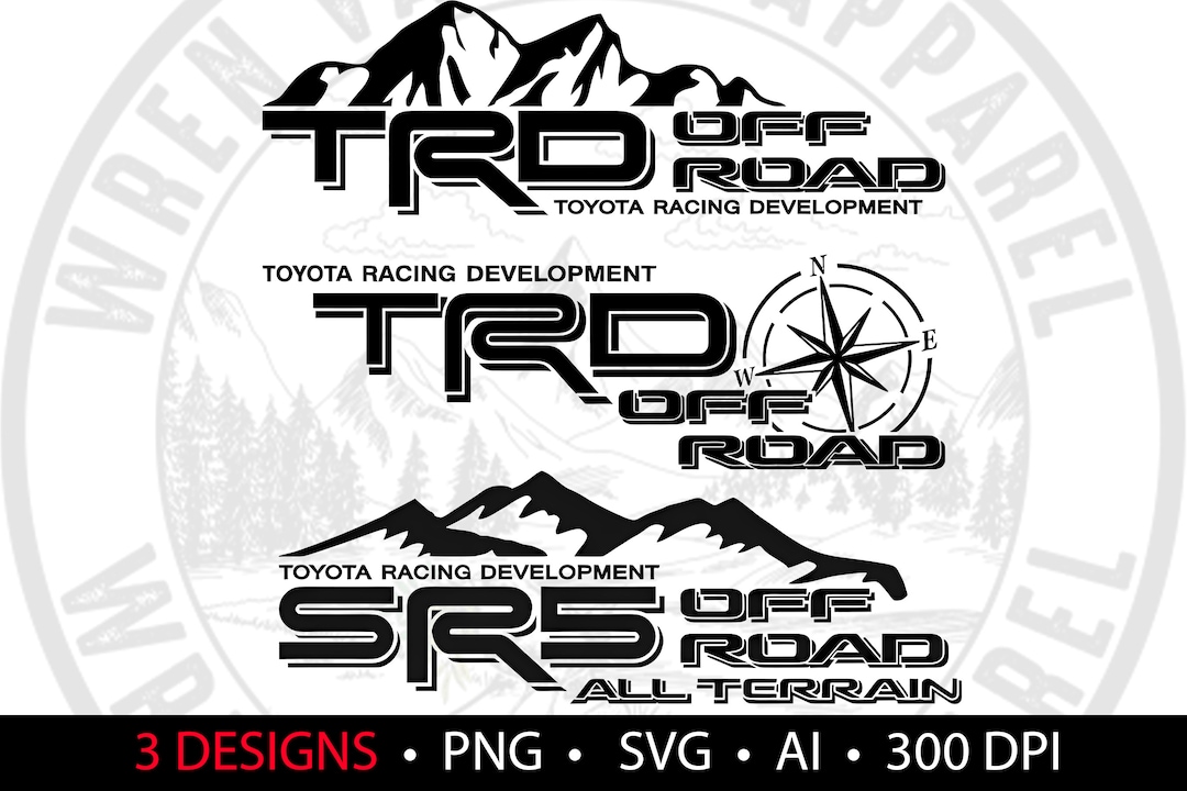 3 Yota Off-road Bundle, Actual High Quality, PNG/SVG/AI File Digital ...