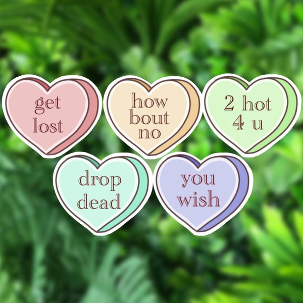 Mean Candy Heart - Etsy