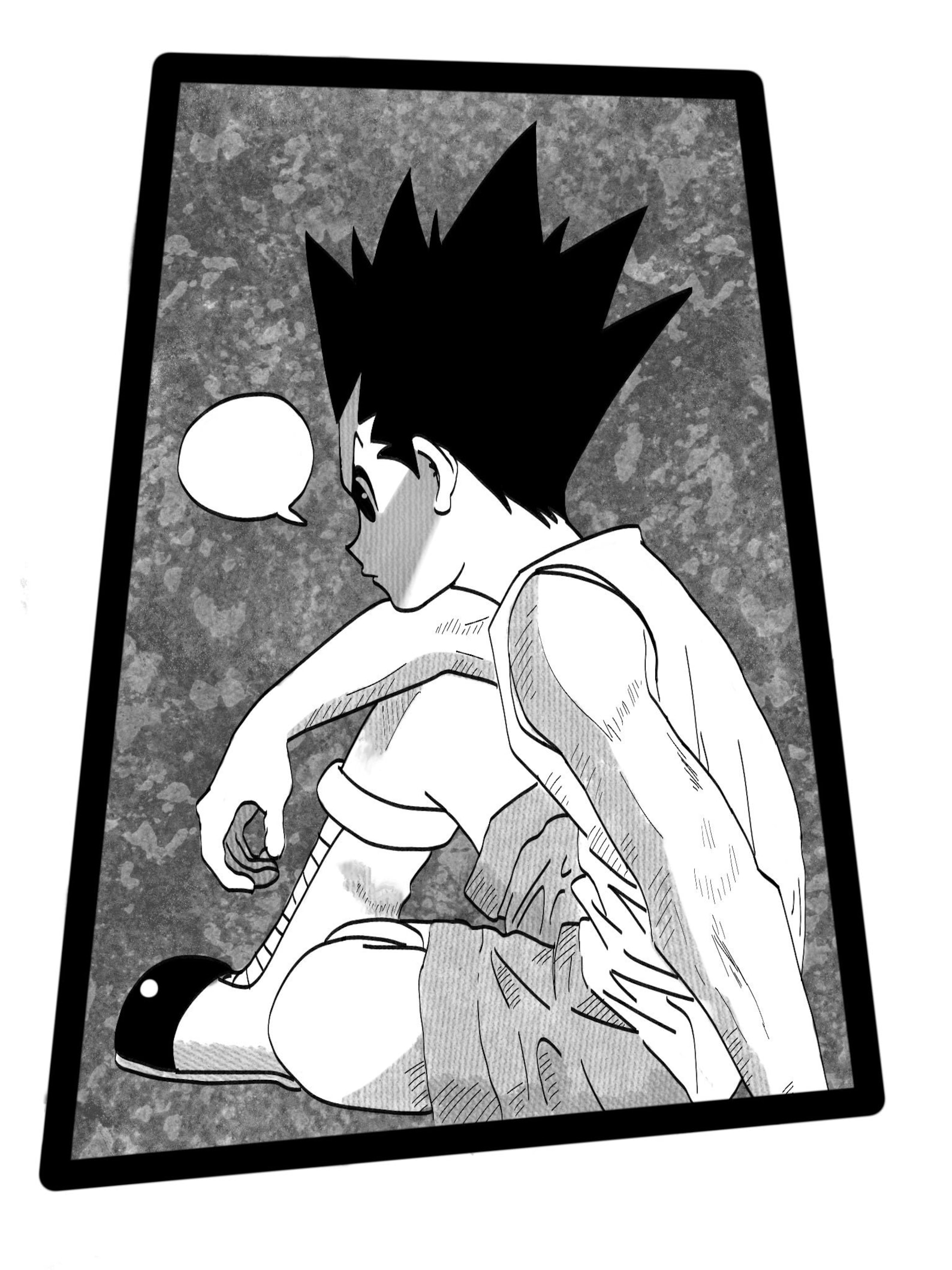 Gon Anime Manga Panel Sticker | Etsy