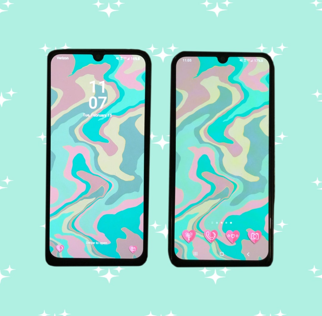 Retro Phone & Tablet Wallpaper | Digital Download - Etsy