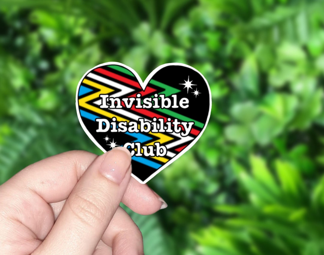 Disability Pride Flag Sticker | Holographic Water Resistant - Etsy