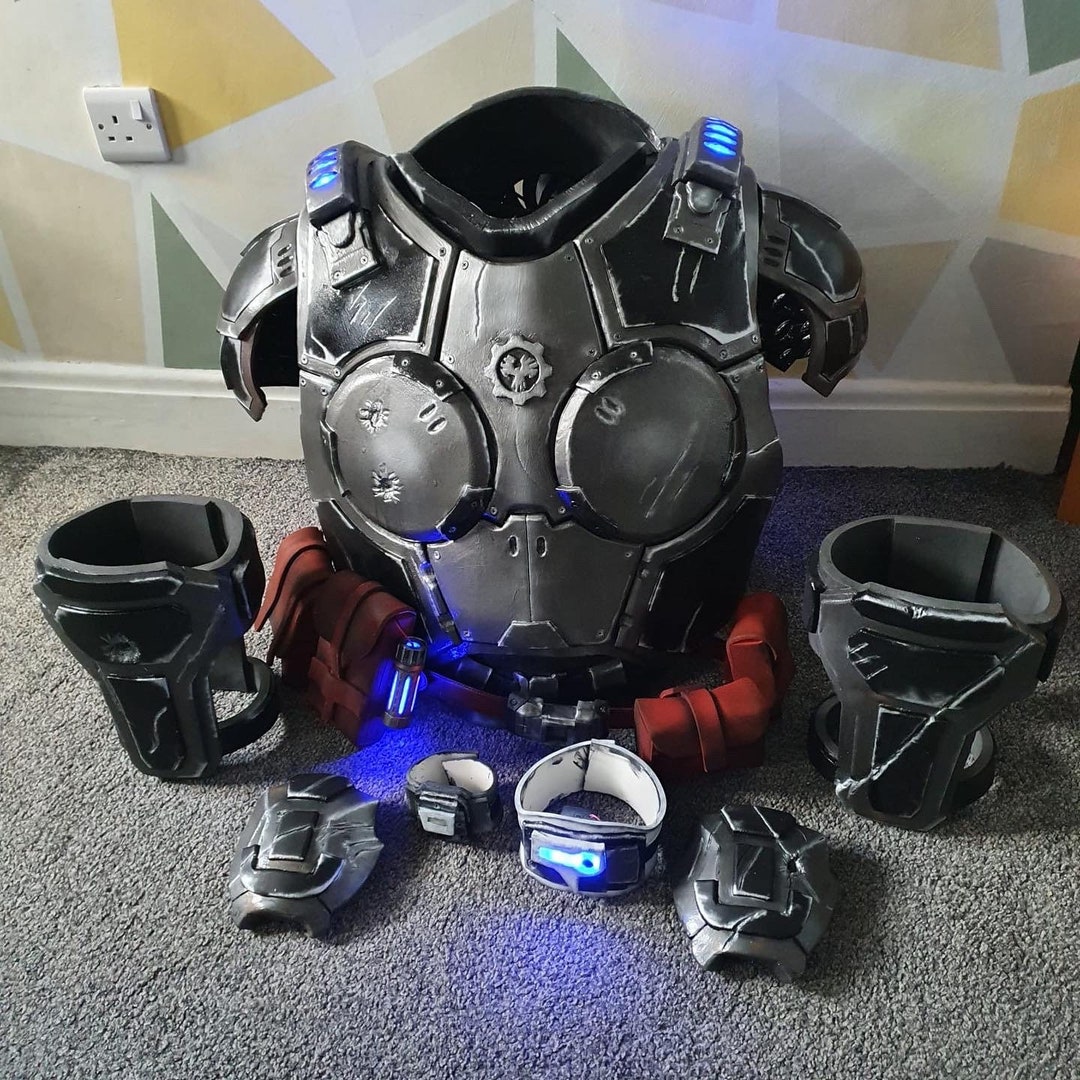 Gears of War Torso Armour Cosplay, JD Fenix, GOW Cosplay, Custom Gears ...