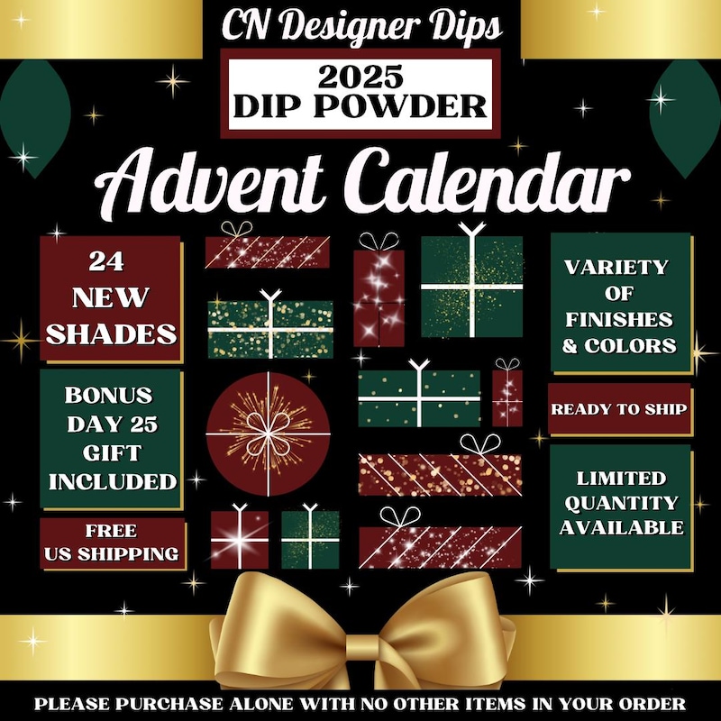 Dip Nails but Christmas - Etsy