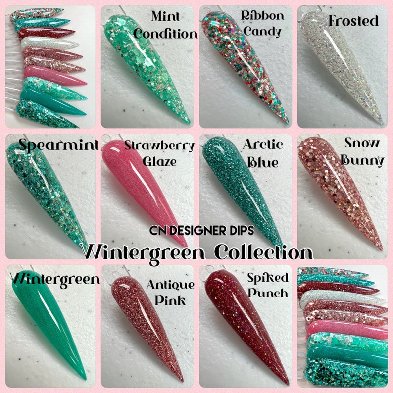 Ribbon Candy Dip Powder Dip Powder for Nails Nail Dip Dip - Etsy