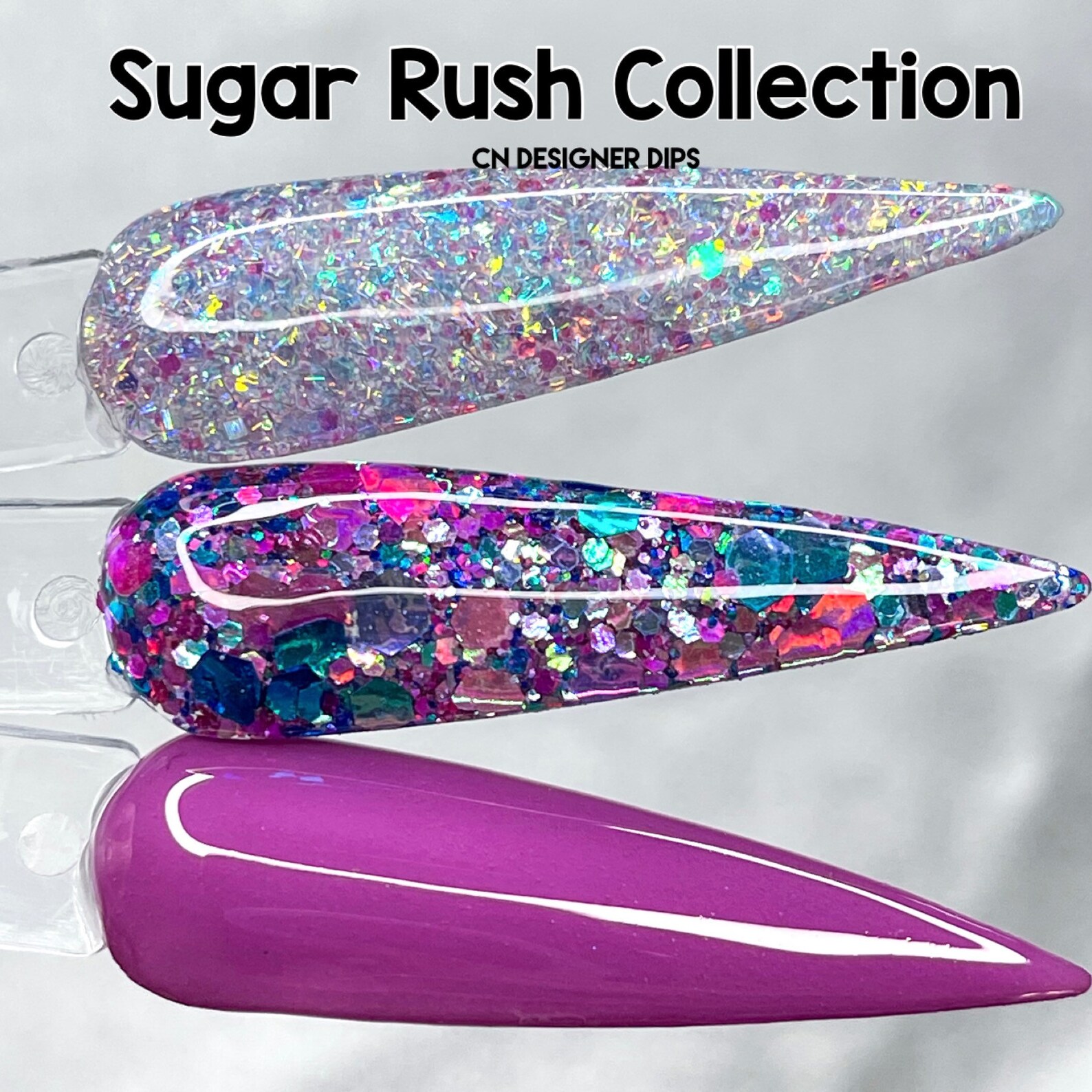 Confetti Cake Dip Powder Nail Dip Powder Glitter Dip | Etsy