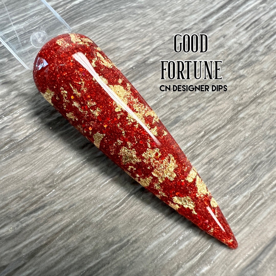 Good Fortune- Dip Powder, Dip Powder for Nails, Acrylic, Christmas, New ...